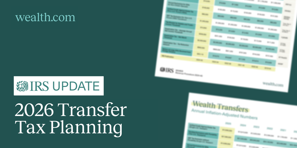 2026 IRS Inflation Adjusted Numbers Reference Guide for Estate Planning