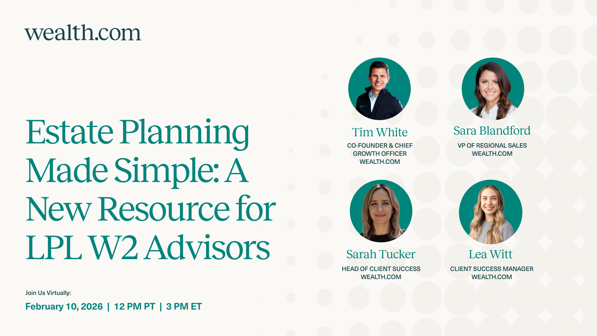 New Estate Planning Resource for LPL W2 Advisors - Wealth.com